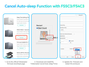 Yottamaster Y-Focus 5 Bay USB C Daisy Chain 270TB Monster Capacity Hard ...