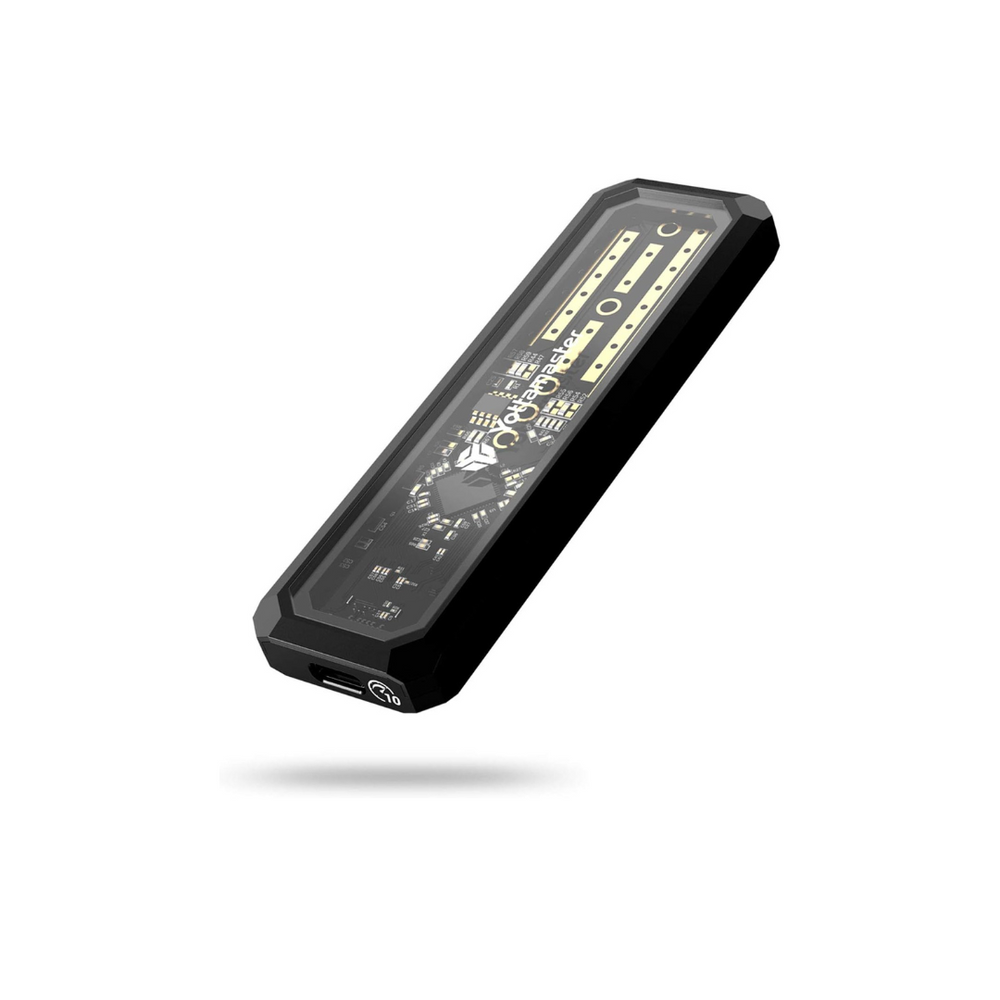 Yottamaster DF3 Translucent Design 10Gps M.2 Nvme SSD Enclosure