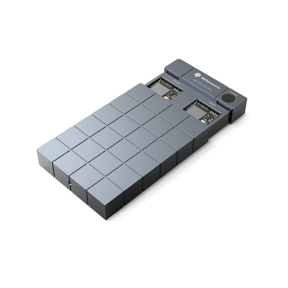 Yottamaster HC Dual Bay M.2 NVMe Duplicator Offline Cloner